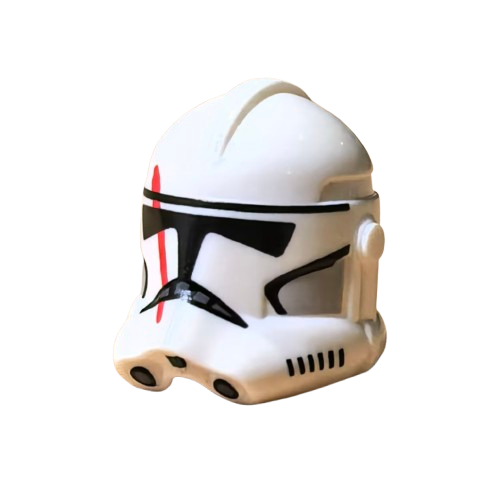 Clone Helmet, Red Scar - GCC – Tom the Builder